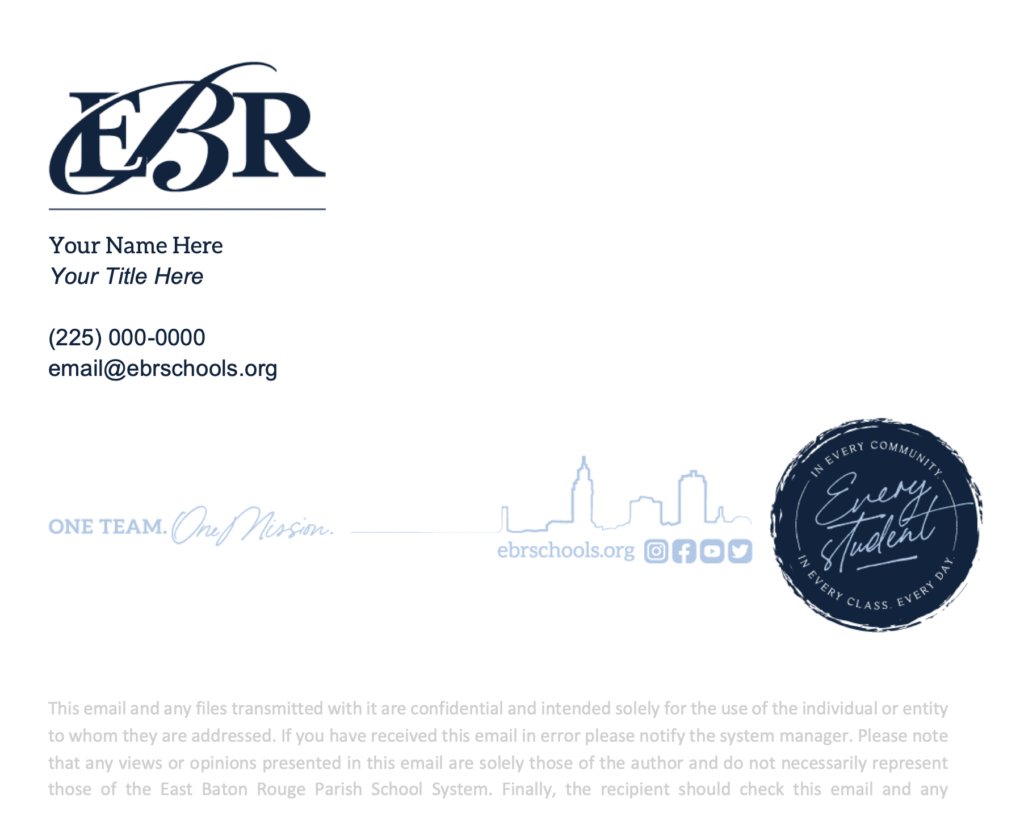 Division of Communications - EBR Schools Staff Web